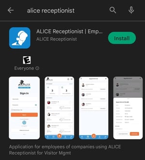 Activating the ALICE Mobile App for Employees